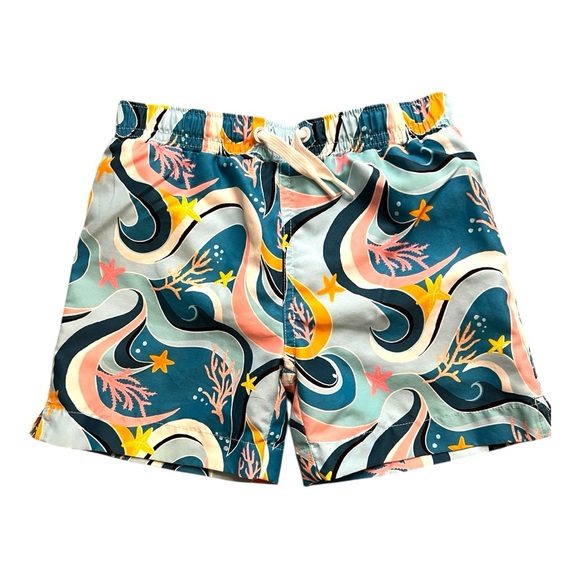 Mott50 | Swim | Boys Mott 5 Ocean Beach Starfish Swim Trunks Size 45 ...